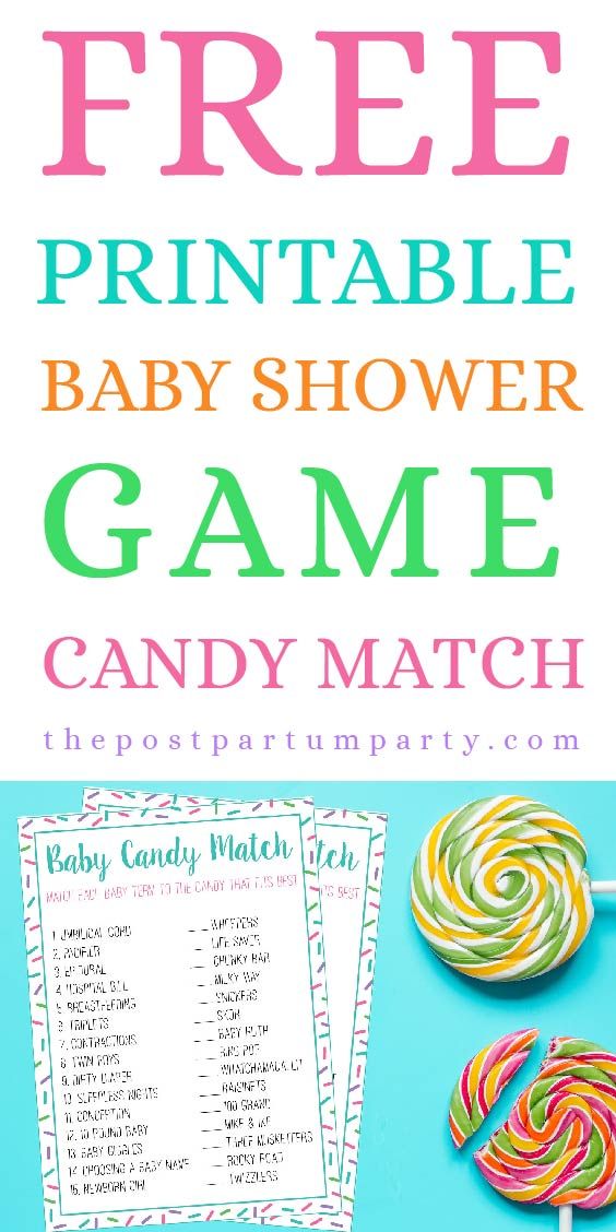 Candy Match Baby Shower Game Free Download Candy Match Baby Shower Game Free Download