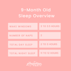 Sample 9 Month Old Sleep Schedule (with Nap Times + Lengths)
