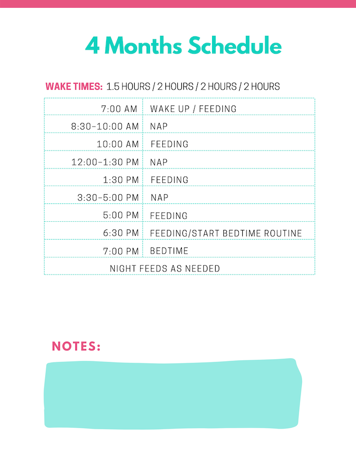 4 Month Old Wake Window Sleep Schedule The Postpartum Party 4 Month Old Wake Window Sleep Schedule The Postpartum Party
