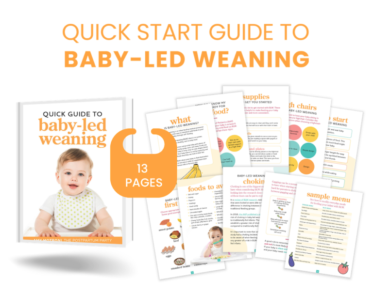 10 Easy First Foods for Baby-Led Weaning - The Postpartum Party
