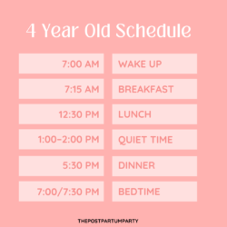 4 Year Old Sleep Schedule (Eliminate Wakings) - The Postpartum Party
