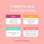 9 Month Sleep Regression (Tips to Sleep Again) - The Postpartum Party