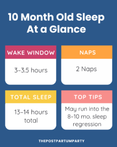 Sample 10 Month Old Sleep Schedule With Naps & Feeds - The Postpartum Party