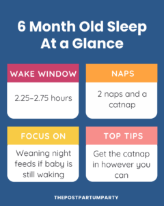 6 Month Old Sleep Schedule and Tips - The Postpartum Party