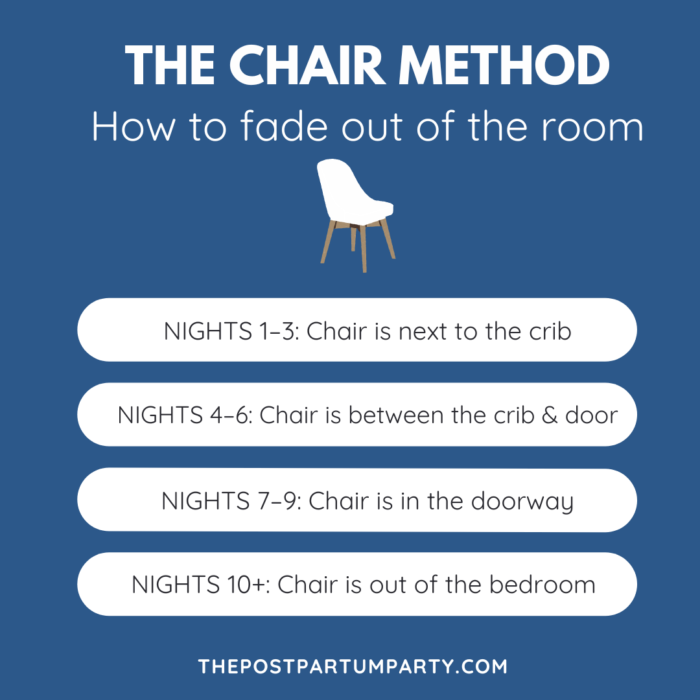 Chair Method Sleep Training (How To) - The Postpartum Party