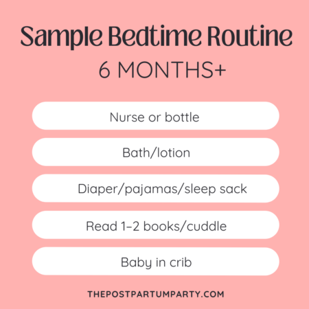 Sample Bedtime Routines to Help Baby Sleep - The Postpartum Party