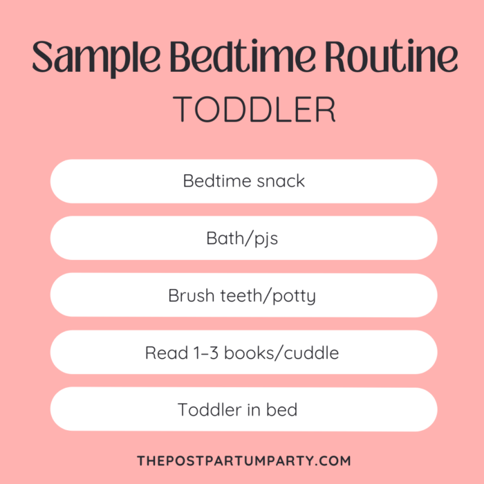 Sample Bedtime Routines to Help Baby Sleep - The Postpartum Party
